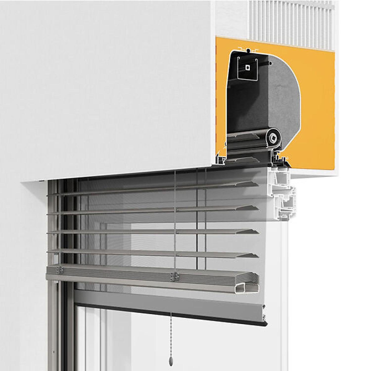 ROMA PURO 2.XR-RS: Aufsatzraffstoren für Neubauten