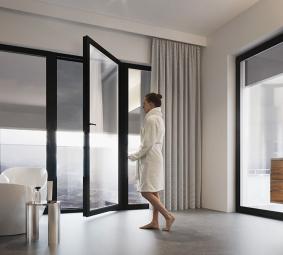 ROMA zipSCREEN.2 (Basis QUADRO): Vorbautextilscreen für transparenten ...