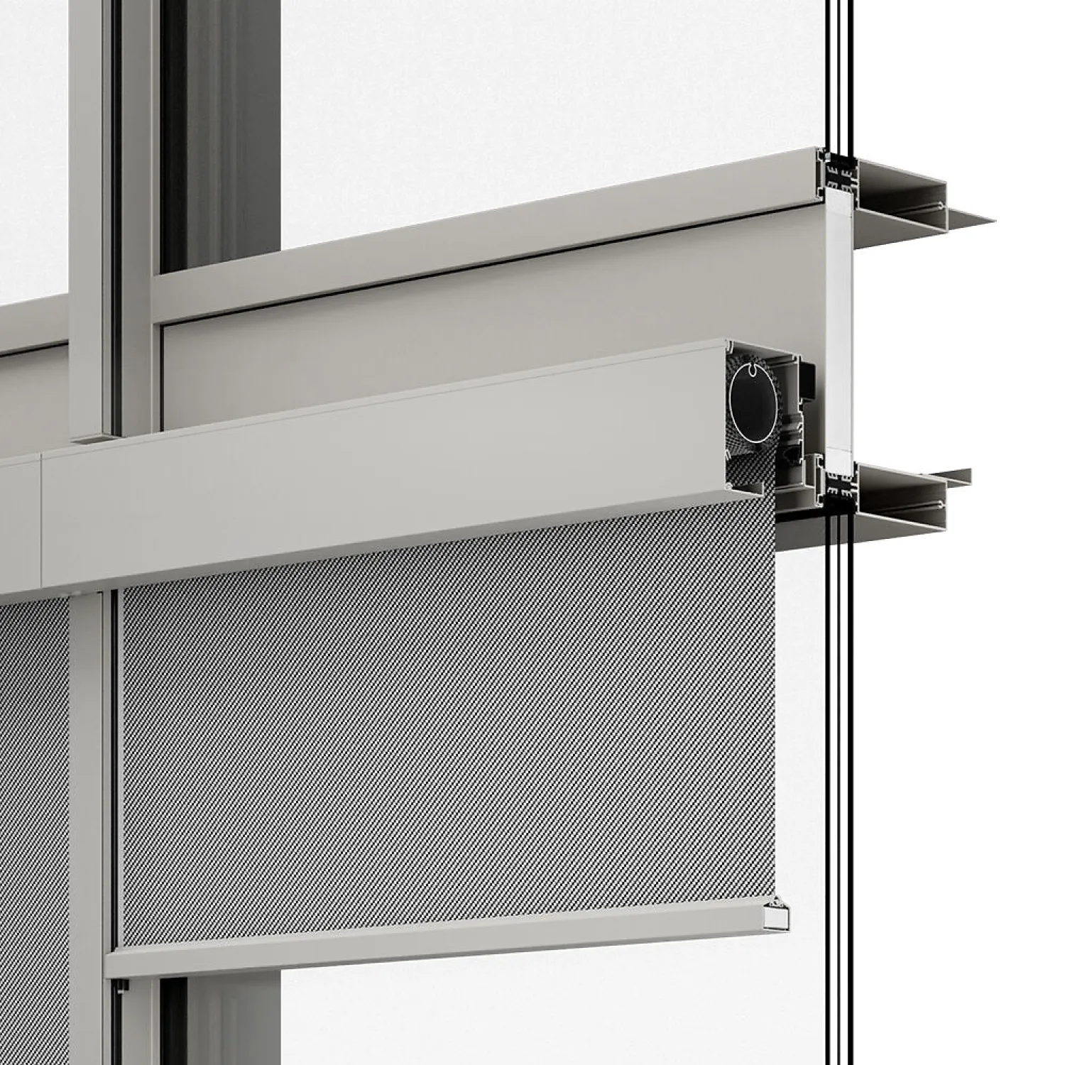 ROMA zipSCREEN F50 Fassadentextilscreen